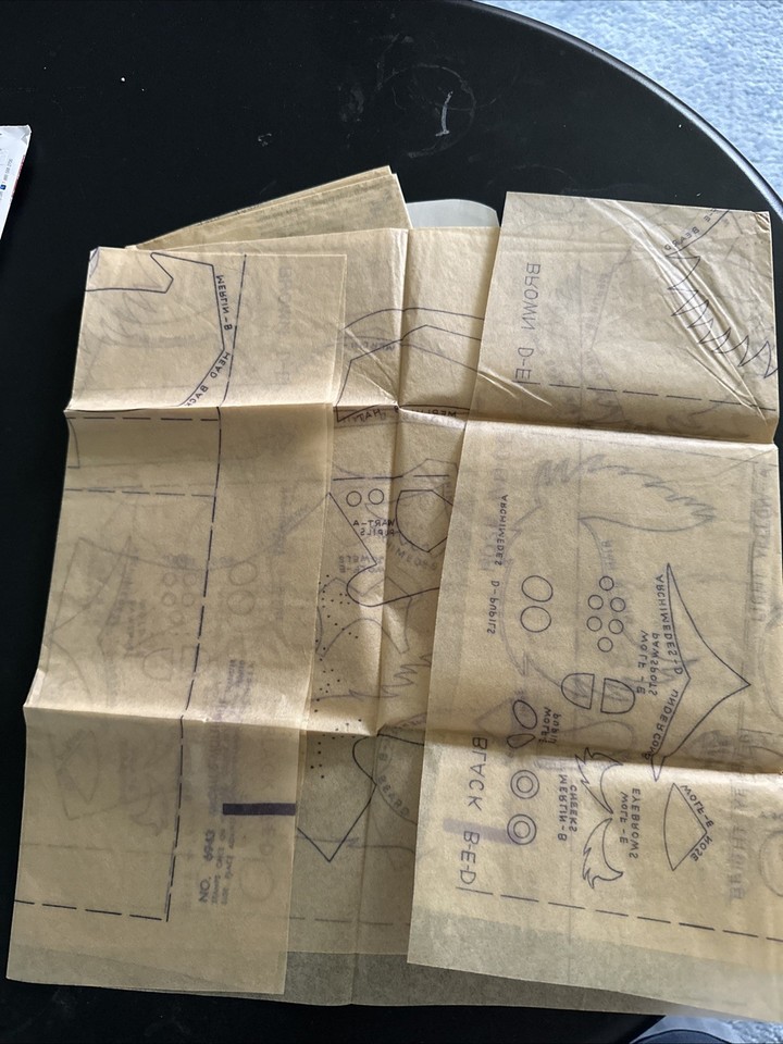 DISNEY Hand Puppet Pattern Sword and the Stone Toy McCall's 6943 VTG ...