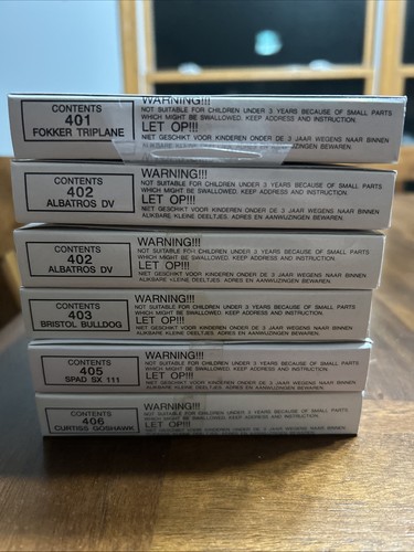 (6) Vintage Legends Of The Air Wooden Aircraft Model Airplane Kits | eBay