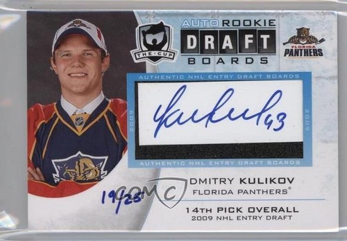 2009-10 Upper Deck The Cup Rookie Draft Boards /25 Dmitry Kulikov #DB ...