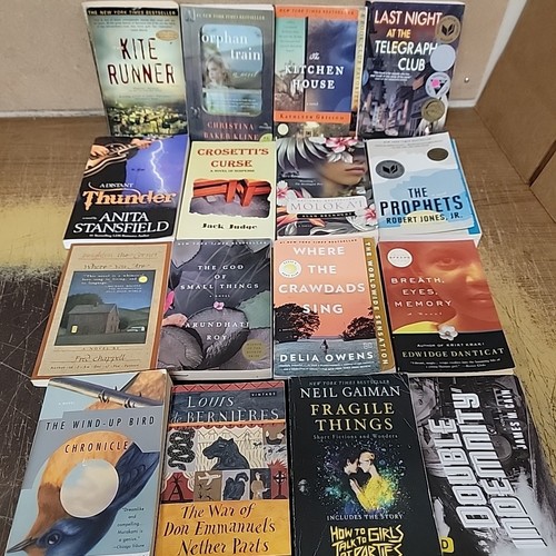 Lot of 51 Large Trade Literature Fiction Paperback BestSeller UNSORTED ...