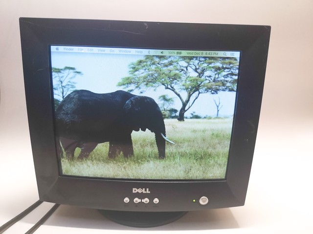 Vintage Gaming CRT 17" Tube Computer Monitor Dell E773c Black Retro ...