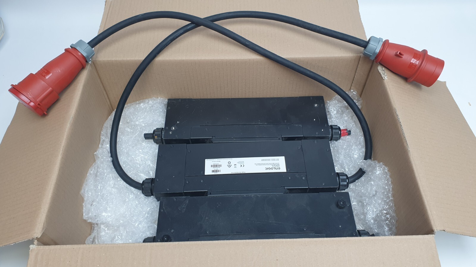 Lot of 3 enLogic Power Distribution Units (PDU) M216A, Used, Two with ...