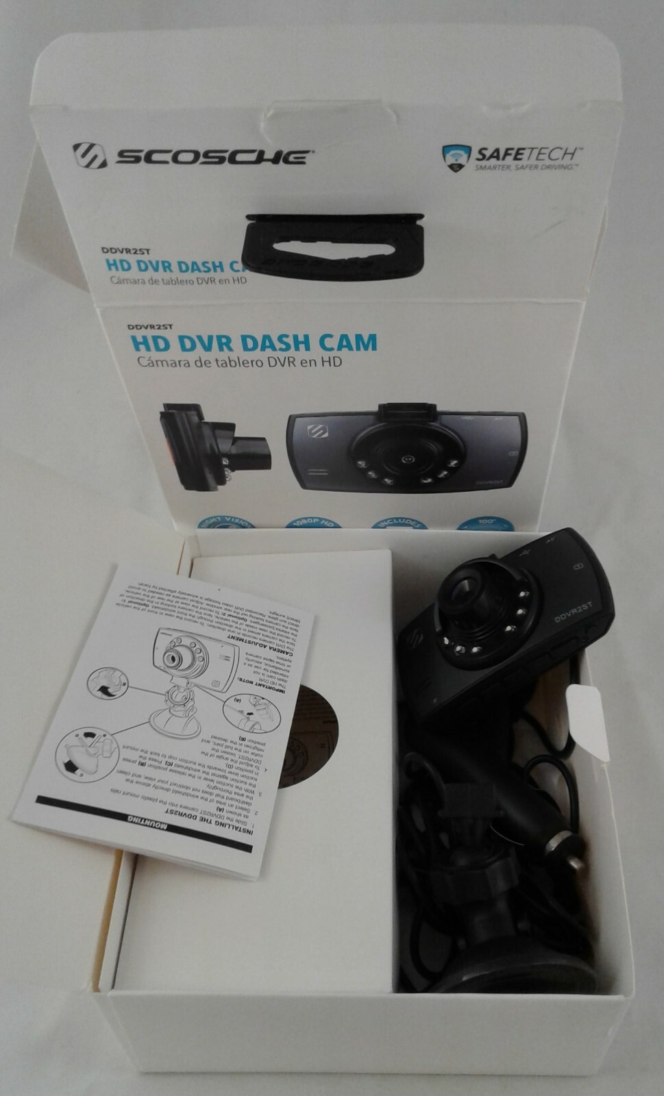 Dash Cam Scosche 2.4 Inch TFT Screen 100" Wide Angle Camera Lens | eBay