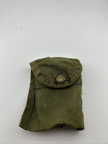 US Military Compass Pouch First Aid Ammo Pocket Army Green Button ...