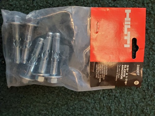Hilti 3/8” x 1-7/8” Sleeve Anchor A23, Part No: 338007 (5-pack) | eBay