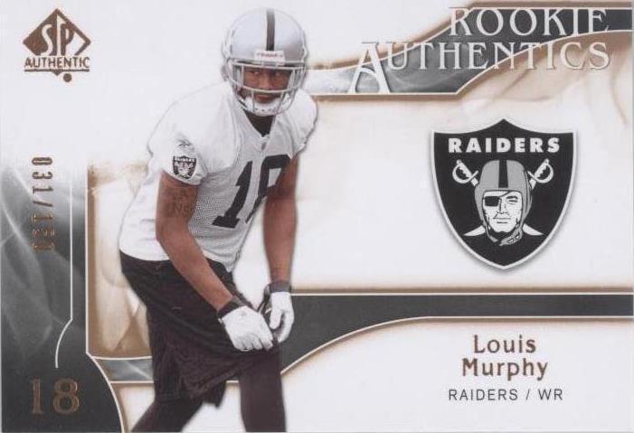 2009 SP Authentic - Rookie Authentics Louis Murphy #249 Copper /150 (RC ...