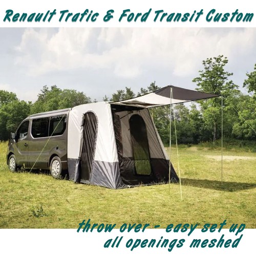 campervan throw over premium TAILGATE TENT Renault Trafic & Ford ...