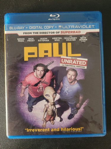 PAUL UNRATED BLU-RAY + DIGITAL COPY + ULTRAVIOLET SIMON PEGG! NICK FROST! | eBay