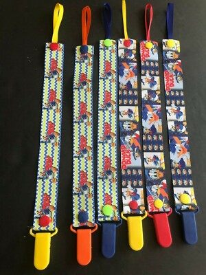 Handmade Pacifier Holder - Disney - Mickey Mouse - Donald Duck, Daisy ...