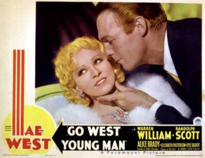 Go West Young Man lobby card Mae West Randolph Scott 1936 Movie OLD ...