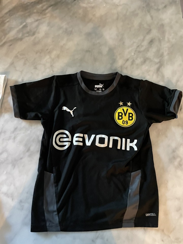 Evonik Dortmund BVB Jersey Youth Small Black Soccer Jersey | eBay