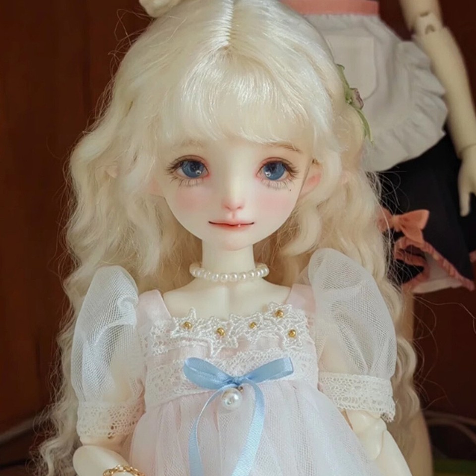 1/6 BJD Doll SD Resin Joints Bare Doll Pretty Genie Girl Eyes Face ...