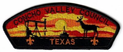 Concho Valley Council BSA CSP Texas BLACK Bdr. [PW-361] | eBay