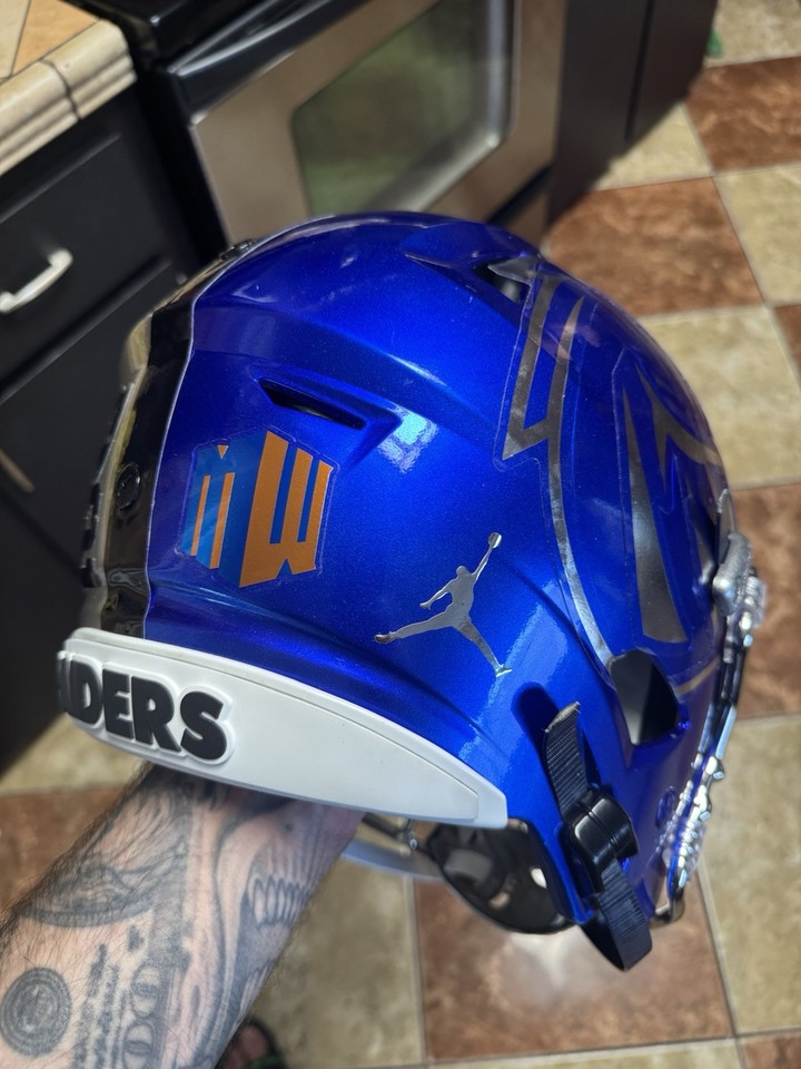 Las Vegas Raiders ☠️ Boise State 🐴 Ashton Jeanty Riddell Speedflex ...