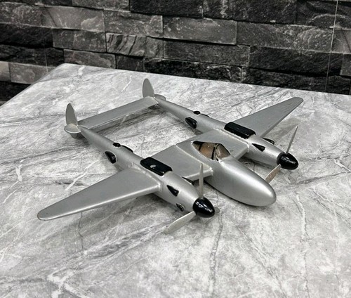 Vintage Or Antique Handmade Wooden Plane Model Aircraft Toy Crafted ...