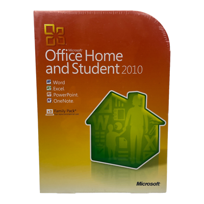 Microsoft Office Home and Student 2010 NEW & SEALED Windows 7 | eBay