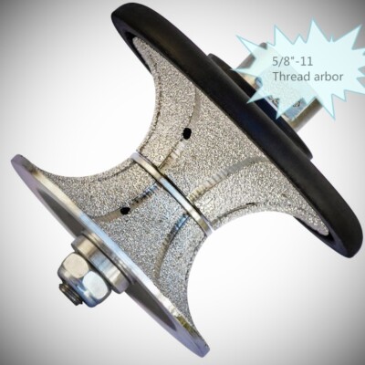 3/4" & 1 1/4" 1-1/2" full bullnose granite stone concrete MARBLE EDGE ...