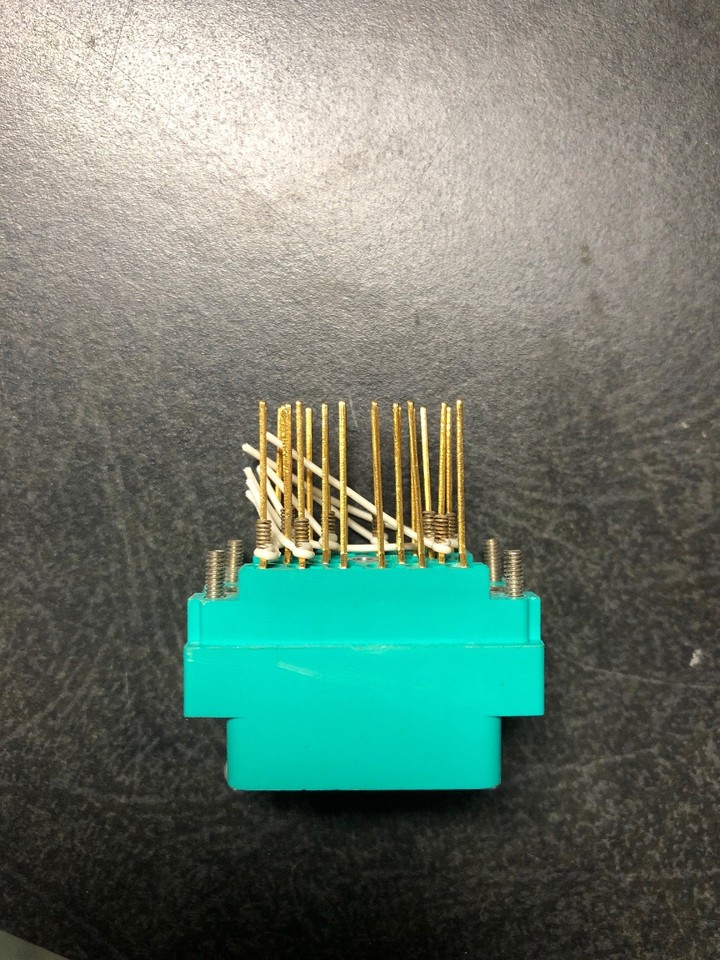 ELCO 8016-20 Pin socket, Connector Complete With Gold Pins | eBay