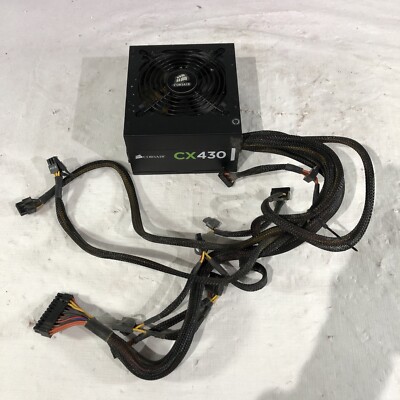 CORSAIR CX430 430W 20+4 PIN ATX POWER SUPPLY PSU CP-9020046 75-001666 ...