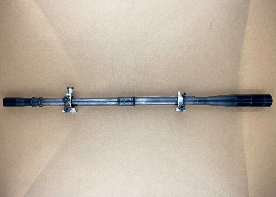 J.W. Fecker Target Rifle Scope with Rings - Crosshair Reticle in Lyman ...