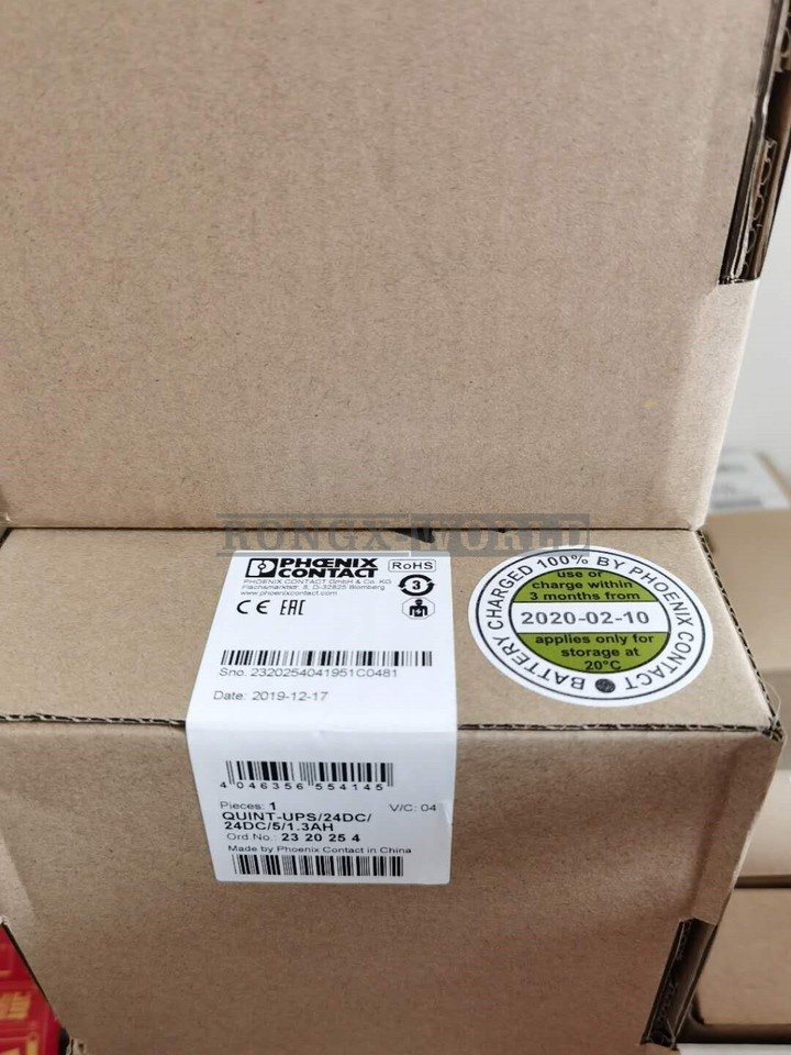 One Phoenix Contact 2320254 power supply QUINT-UPS/24DC/24DC/ 5/1.3AH ...