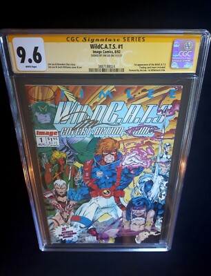 WildCats #1 CGC 9.6 SS Signed Jim Lee 1st appearance of WildCats Image ...