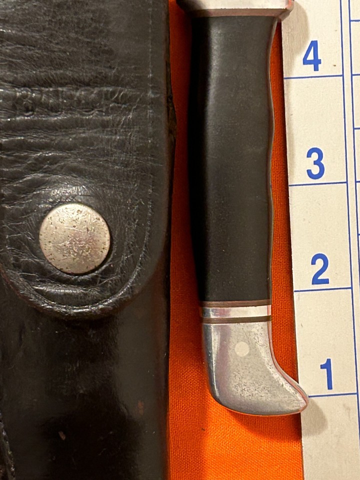 BUCK 102 WOODSMAN KNIFE INVERTED 2 LINE STAMP 1967-1972 W/ SHEATH USA ...