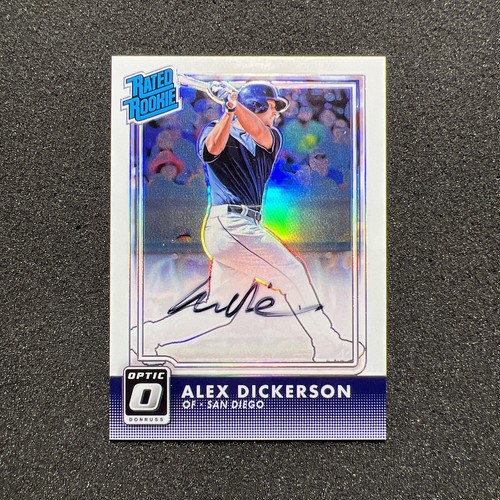 2016 Donruss Optic ALEX DICKERSON #173 Rated Rookie AUTO 003/150 ...