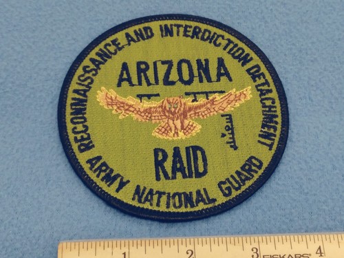 MILITARY ARIZONA ARMY NATIONAL GUARD RAID PATCH - NEW | eBay