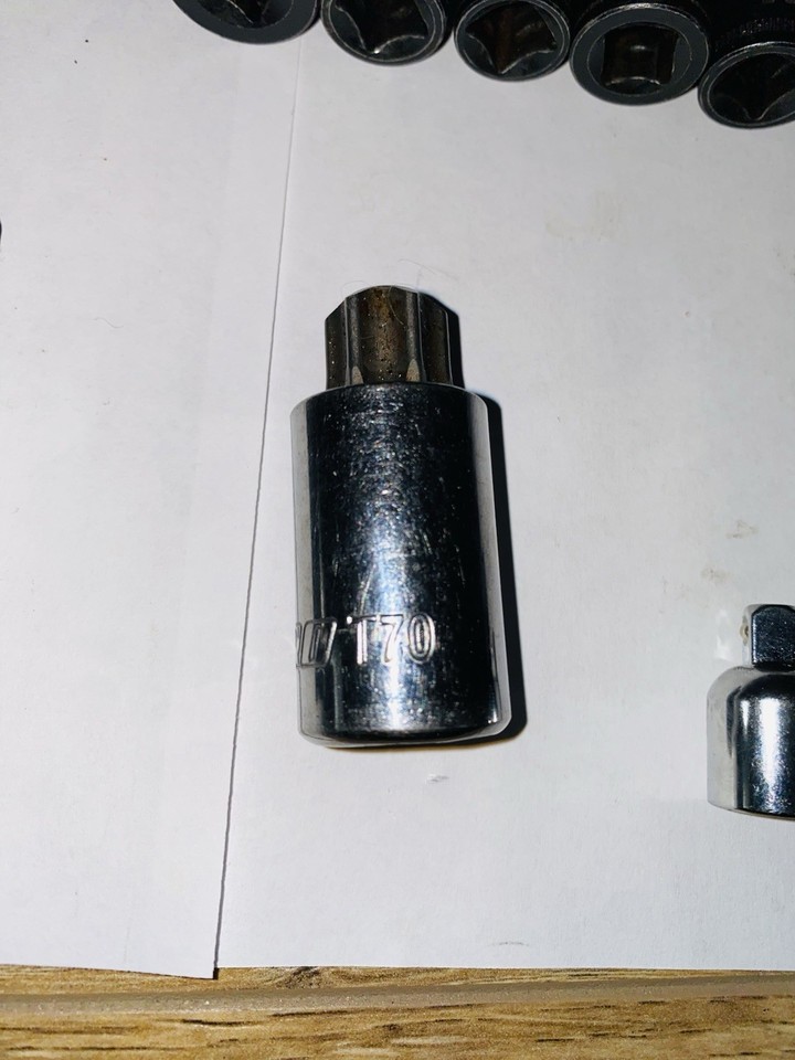 Assorted Set Of Sockets And Extensions (metric/SAE)(10mm-24mm)(1/2- 11/ ...