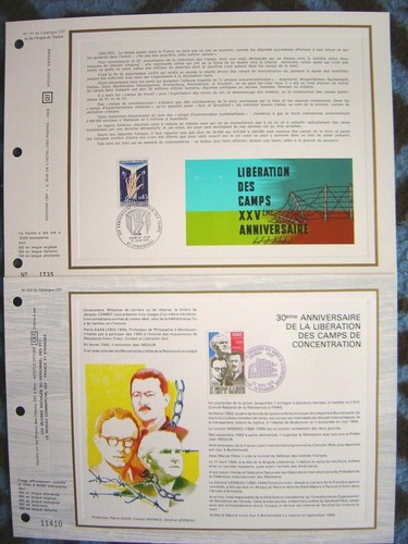 Libération des camps de concentration. 2 FDC - CEF en TB état. | eBay