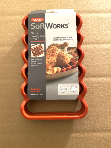 OXO SoftWorks Silicone Roasting Rack 2 Pack cooking kitchen heat ...