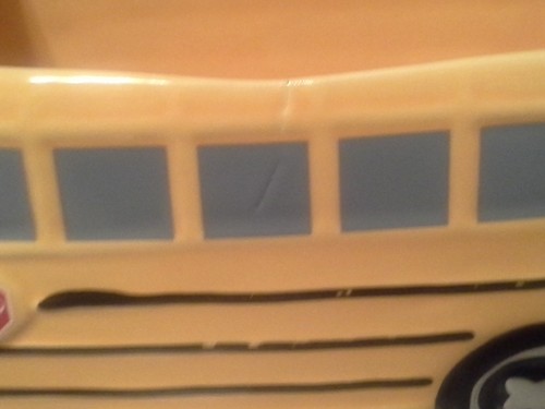 Accents & Occasions Ceramic School Bus Planter or Flower Arrangement ...