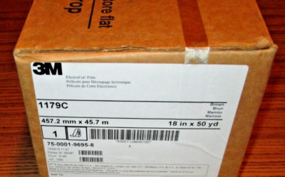 NEW 3M ElectroCut Film ROLL ~ 1179C BROWN 18" x 50 yds | eBay