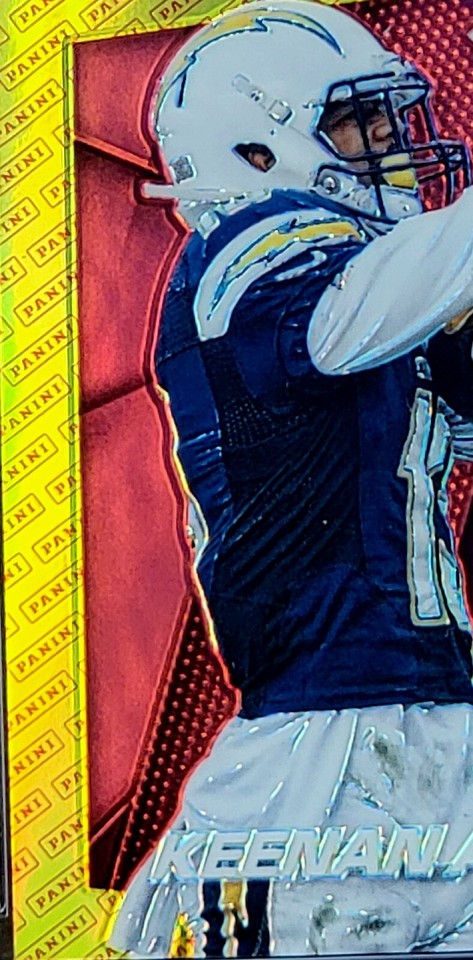 2014 SP KEENAN ALLEN Panini LOGO Prizm Red Yellow PSA 9 POP 1 (None ...