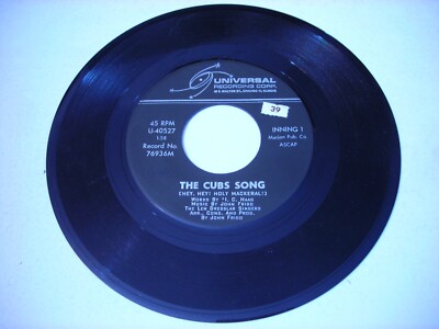 The Len Dresslar Singers The Chicago Cubs Song 1969 45rpm VG+ | eBay