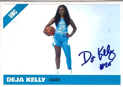 Deja Kelly Signed Custom Card - Autographed - North Carolina WNBA | eBay