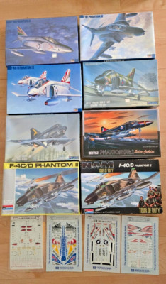 7 PHANTOM KITS-- 1/72 BONUS: TOUR OF DUTY PHANTOM AND 4 DECAL SHEETS | eBay