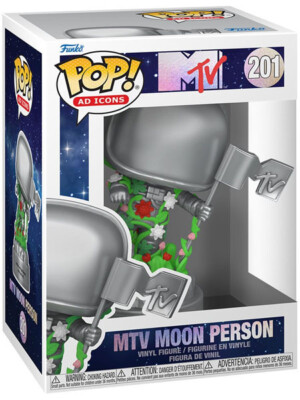 Funko POP #201 Ad Icons MTV Moon Person Figure Brand New and In Stock ...