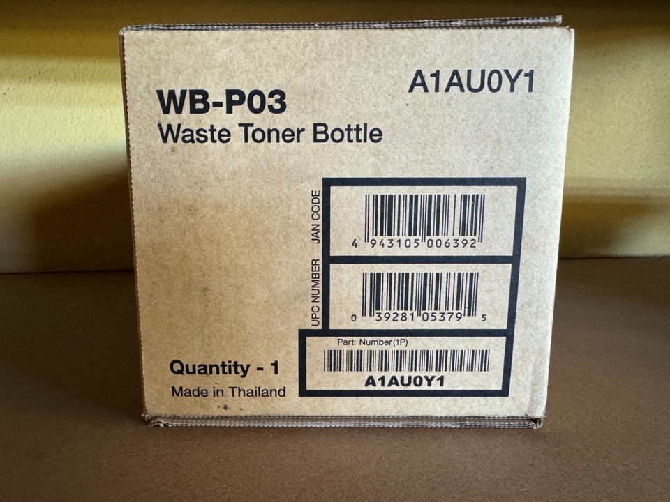 Genuine Develop Ineo / Konica Minolta WB-P03 Waste Bottle (A1AU0Y1 ...