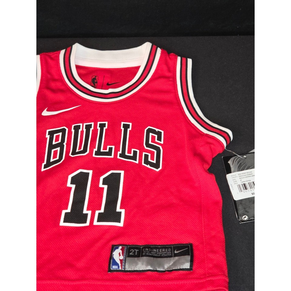Nike DeMar DeRozan Chicago Bulls number 11 NBA Jersey Infant Toddler 2T ...