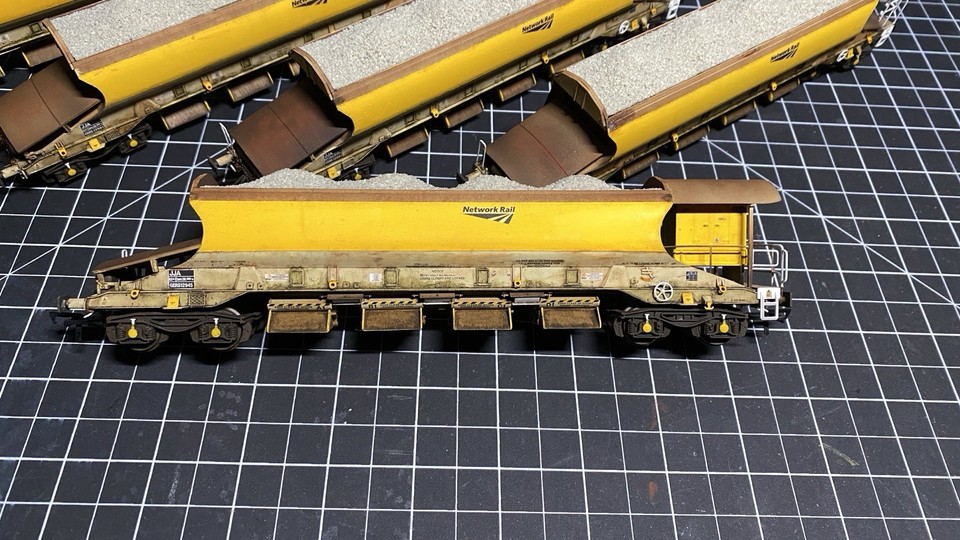 Bachmann OO Gauge JJA Custom Network Rail 5 Wagon Set | eBay UK