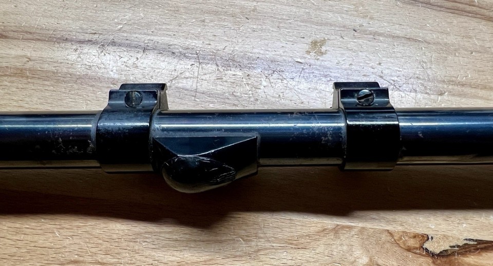 Vintage Weaver Marksman 4x Scope Crosshair w/ Tip-Off Mount for 22 ...