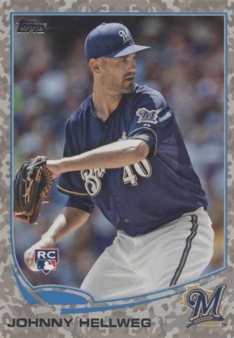 2013 Topps Update Series - John Hellweg #US19 Desert Camo Foil /99 (RC ...