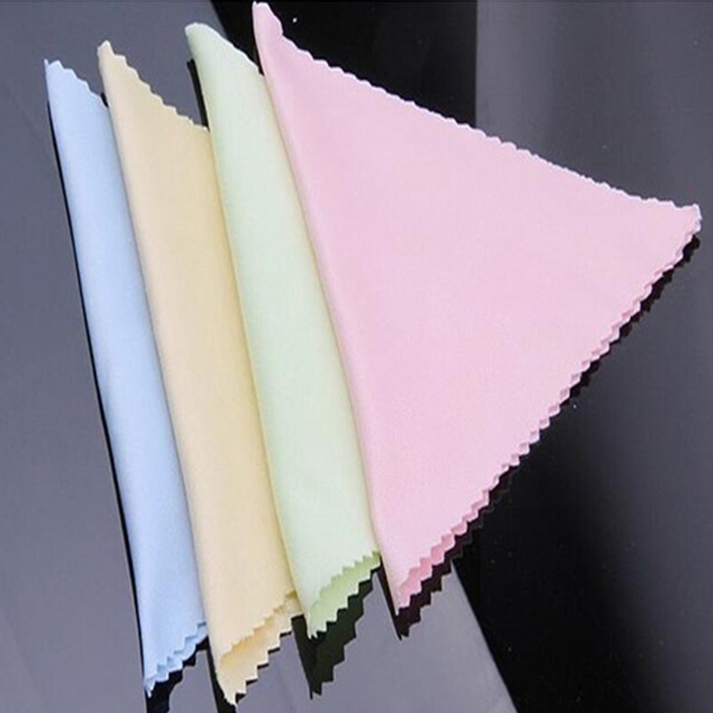 100pcs Microfiber Glasses Cleaning Cloth 5.1"×5.1" Clean Spectacles ...