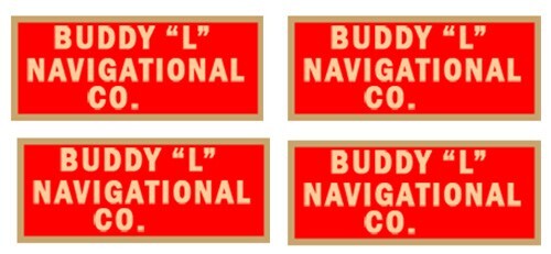 water slide decal set for Buddy L Ship W/TRACKING | eBay