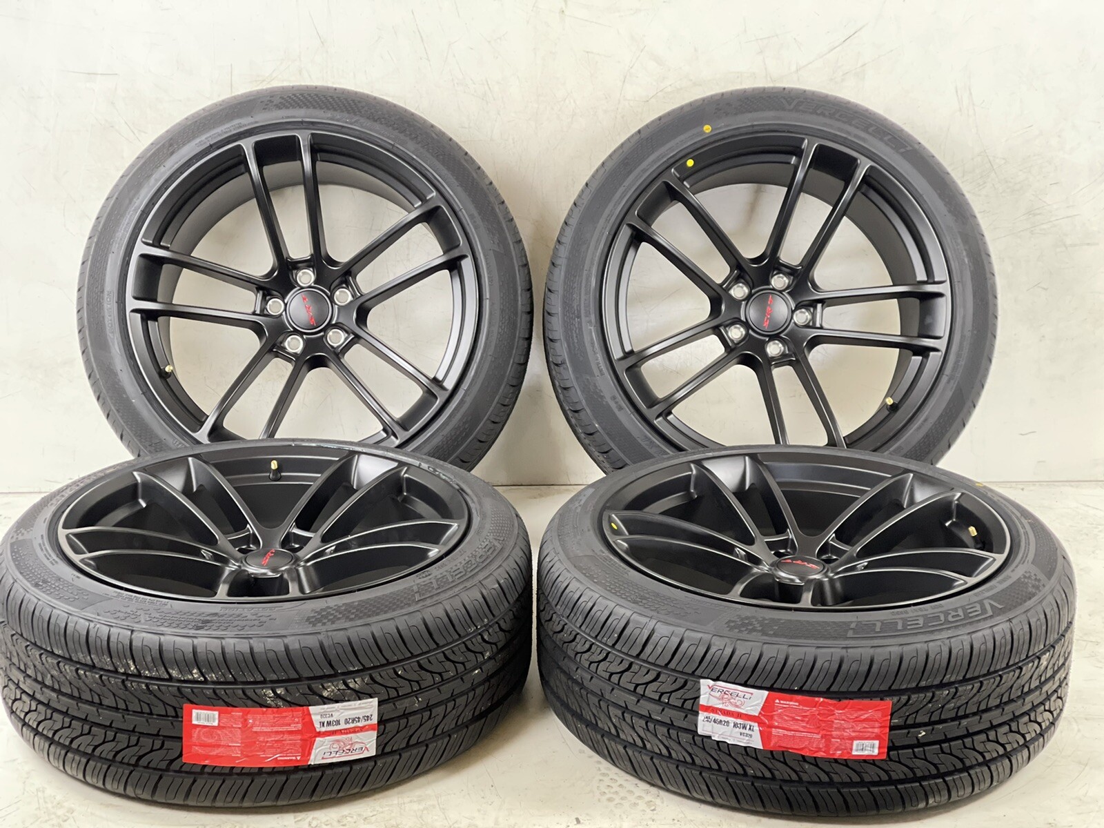 20x9.5 20x11 5x115 Satin WHEELS Charger SRT Hellcat Wide-body Wheels ...