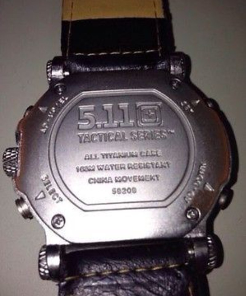 5.11 Tactical Series Titanium HRT Sure Shot Watch Style 59209 Sureshot ...