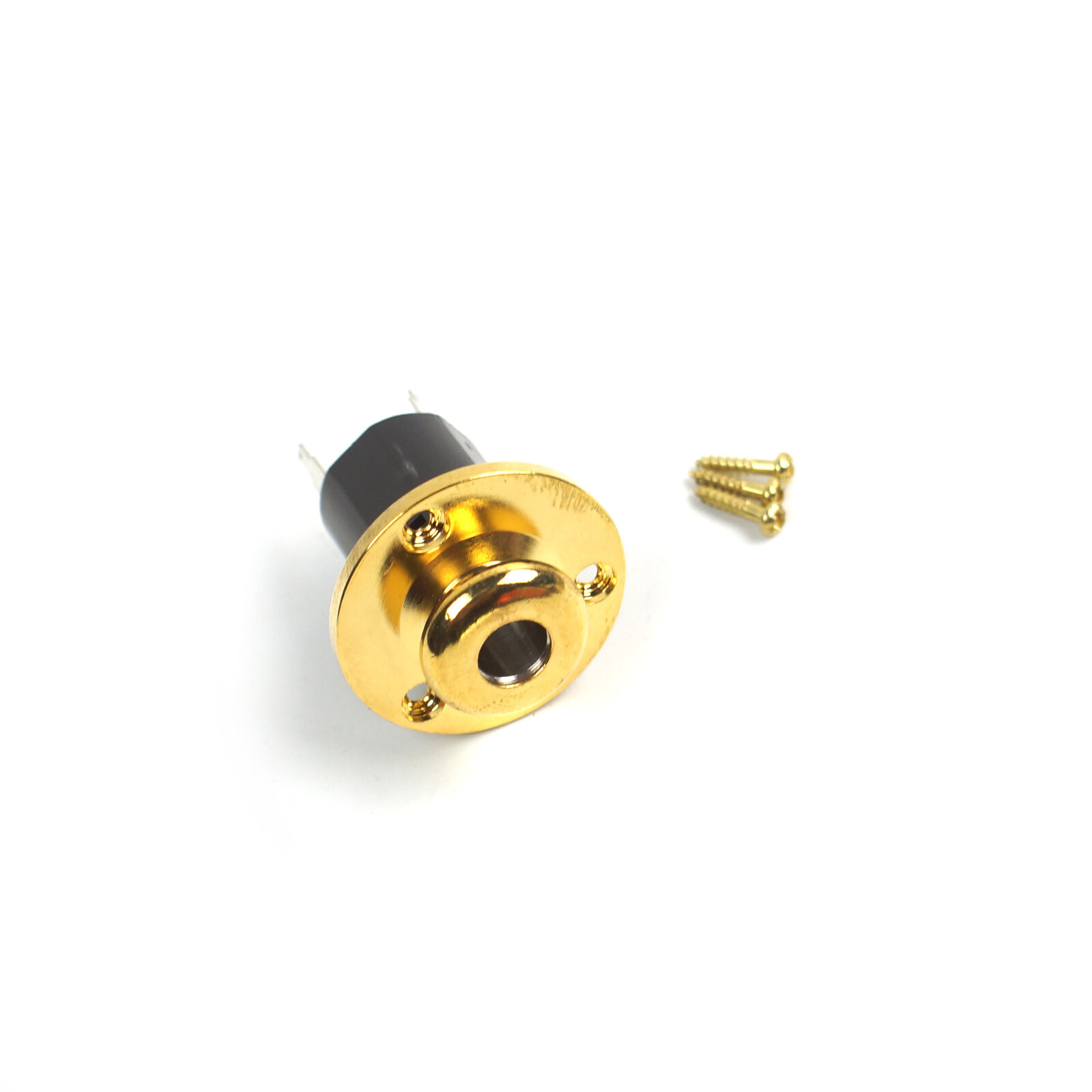 General Acoustic Guitar End Pin Jack output Socket .1/4“ Mono ,Gold ...