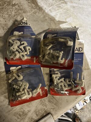 [NEW]-ClosetMaid Drywall Clips 56610 QTY 7 X 4 new in box all one money ...
